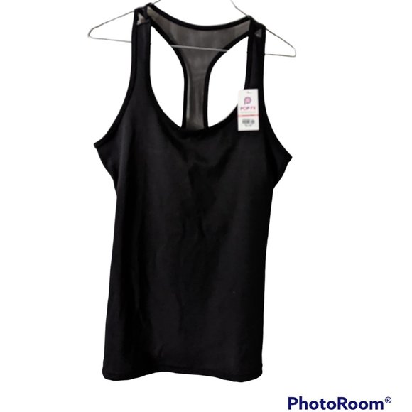 pop | Tops | Womens Nwt Pop Fit Basic Tank Black Size M | Poshmark